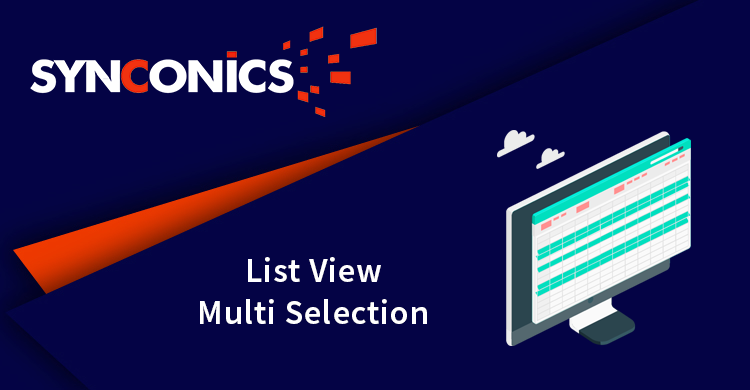 Listview Multi Select Unselect Synconics Technologies